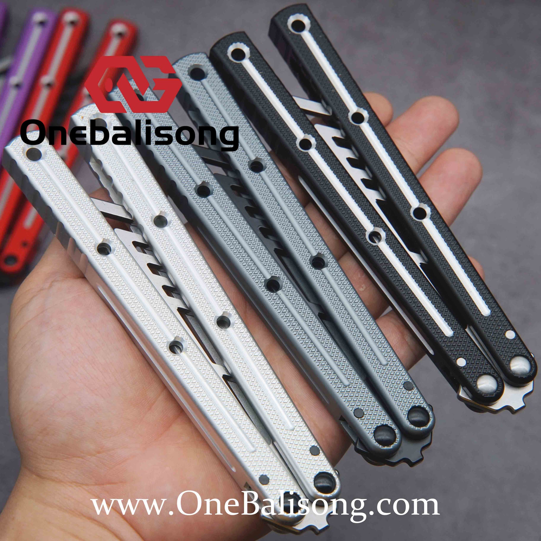 baliplus kraken V3 clone Aluminum -Onebalisong – One Balisong