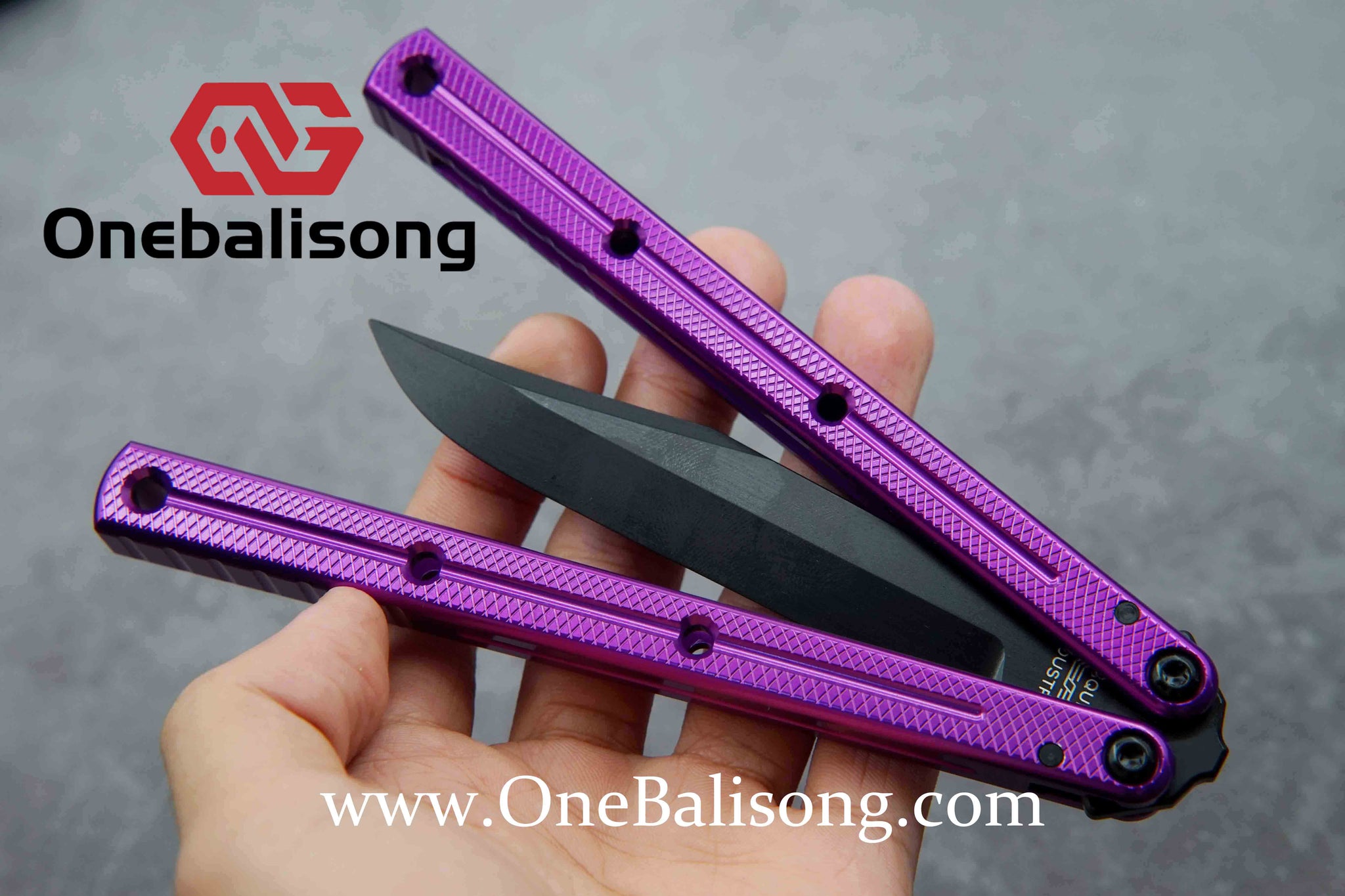 Baliplus Kraken live clone Channel Aluminum-Onebalisong – One Balisong