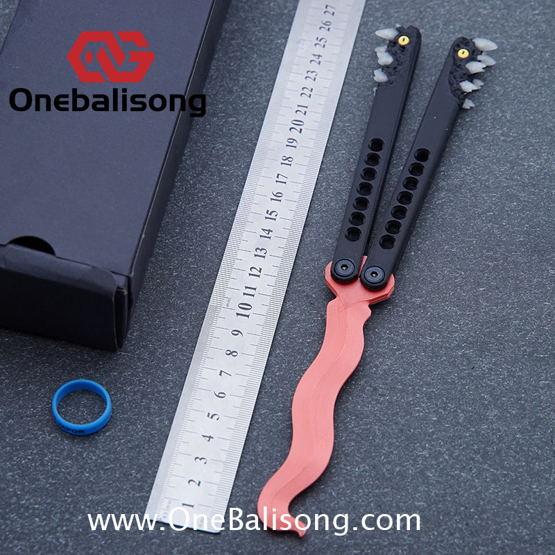 Butterfly Knife Game Related Toys Metal Material Balisong – One Balisong