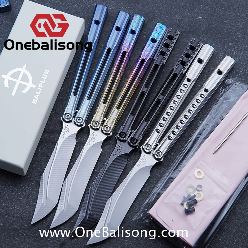 Baliplus Orca V2 Balisong Clone Flying Butterfly Clone Titanium Alloy ...