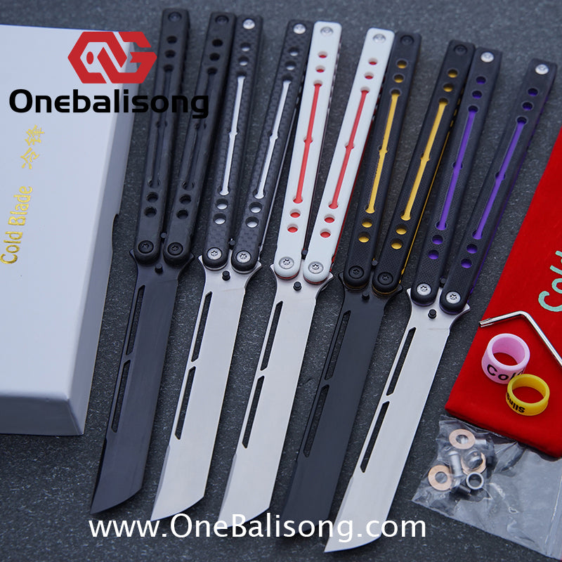 Cold Blade Nautilus V2.5 Balisong Aluminum Alloy Handle Stainless Stee ...